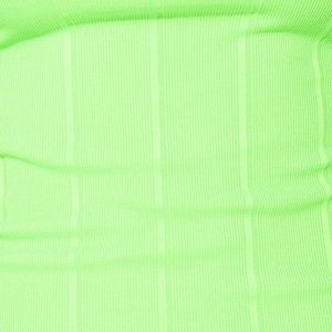 Iconic Curve | Dresses | Trend Alert Neon Lime Green Ribbed Bodycon ...